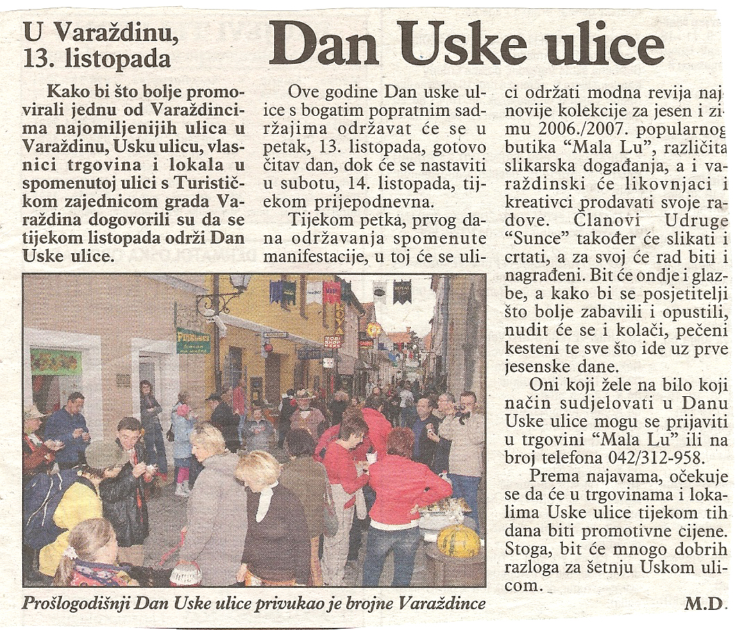 Press – Udruga "Sunce" Varaždin