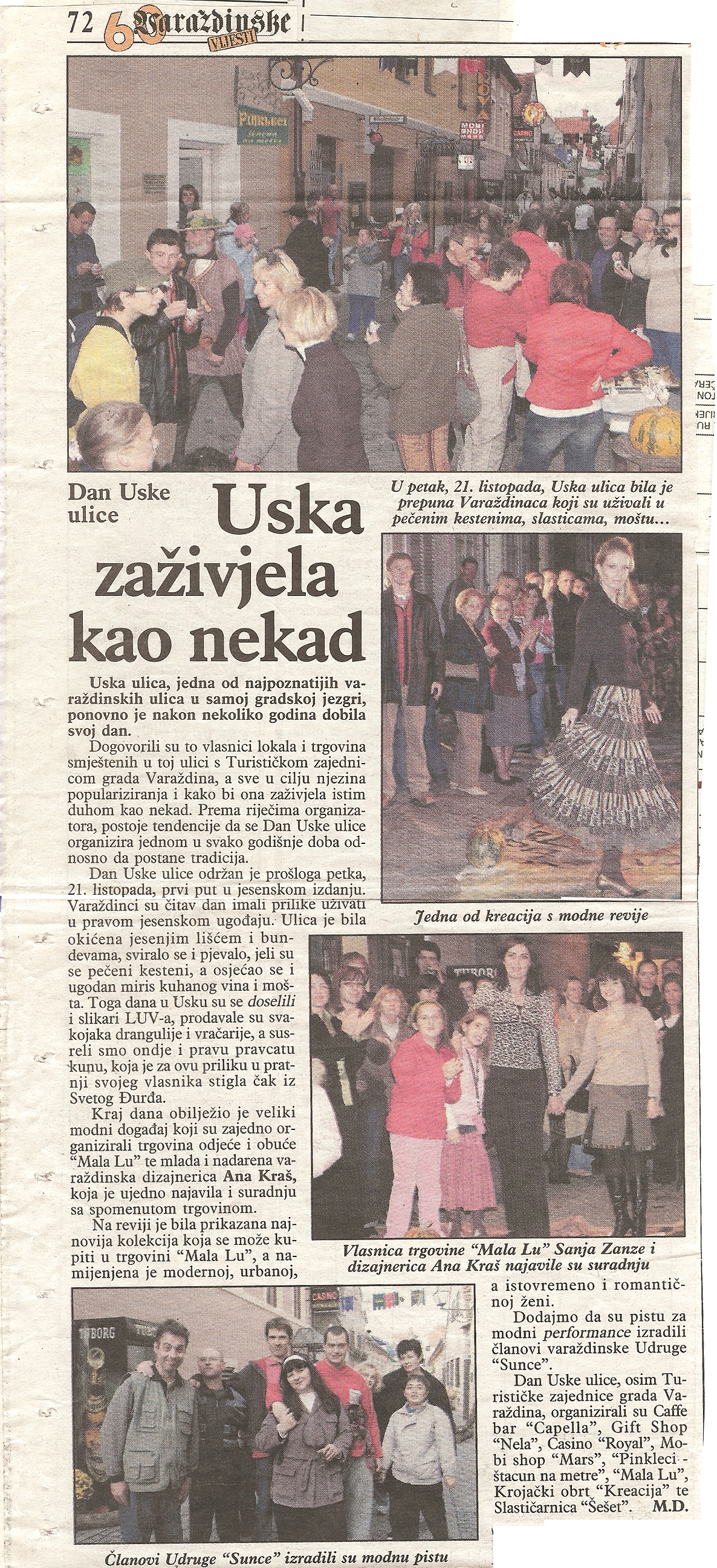 Press – Udruga "Sunce" Varaždin